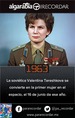 Dato para recordar — La soviética Valentina Tereshkova se convierte en ...